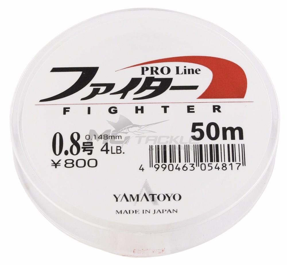 Yamatoyo Pro Line Fighter 50m Monofilament Leader Fishing Line Mono Leader – tackleaddiction.com.au