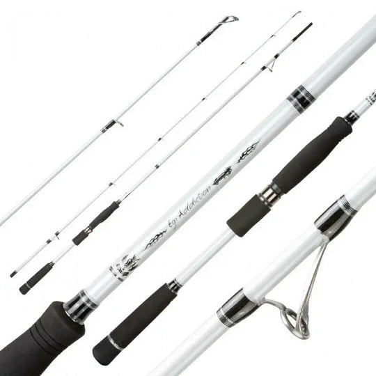 Timber Wolf White Nano Snapper 6-8kg 2pc spinning rod 70268 ...