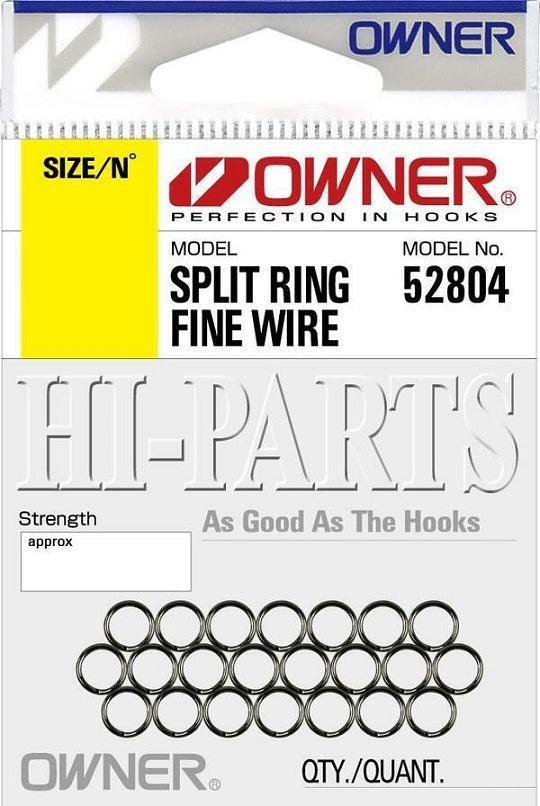 Owner Split Ring - Fine Wire – tackleaddiction.com.au