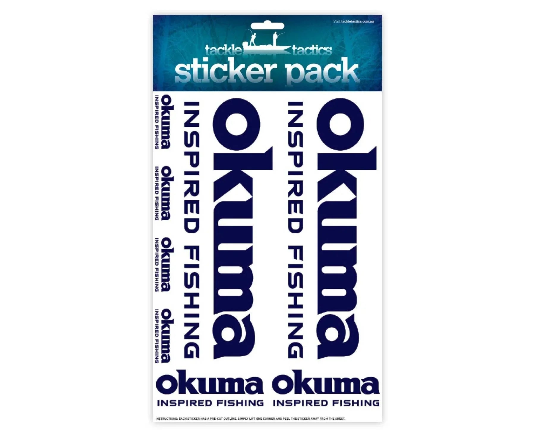 Okuma Sticker Pack – tackleaddiction.com.au
